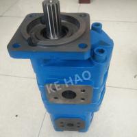 China CBGJ Double Pump Square cover   Spline  Blue  Compact Original  Gear Pump For Engineering Machinery And Vehicle for sale