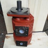 China CBZ Double Pump  Square cover Spline Red Compact Original  Gear Pump For Engineering Machinery And Vehicle for sale