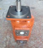 China CBZ Double Pump  Square cover Spline Orange Compact Original  Gear Pump For Engineering Machinery And Vehicle for sale