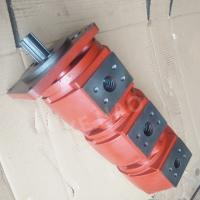 China CBZ Triple Pump Square cover Spline Red Compact Original  Gear Pump For Engineering Machinery And Vehicle for sale