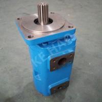 China JHP Double Pump Square cover  Spline  Blue Compact Original  Gear Pump For Engineering Machinery And Vehicle for sale