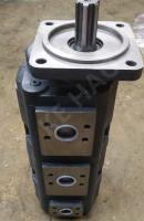 China JHP Triple Pump Square cover  Spline  Black Compact Original  Gear Pump For Engineering Machinery And Vehicle for sale