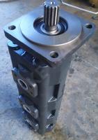 China JHP Triple Pump Square cover  Spline  Dark blue Compact Original  Gear Pump For Engineering Machinery And Vehicle for sale
