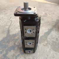 China JHP Triple Pump Square cover  Spline  Black Compact Original  Gear Pump For Engineering Machinery And Vehicle for sale