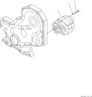 China 705-22-26260 Pump Assembly Komatsu Parts Bulldozers D41E D41P for sale