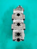 China 705-41-08180 PC07 Excavator Gear Pump SBR10+10+6+2.5 Silver Color for sale