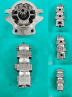China 705-41-08180 PC07 Excavator Gear Pump SBR10+10+6+2.5 Silver Color for sale
