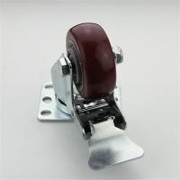China 100KG 100mm Castors Heavy Duty 4 PVC Swivel Plate Caster Wheels for sale