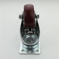 China 100KG 100mm Castors Heavy Duty 4 PVC Swivel Plate Caster Wheels for sale
