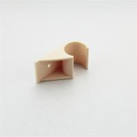 China Beige JY-A009 ABS Pipe Clamp Plastic Tube Connectors 3mm Thickness for sale