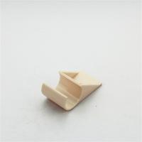 China Beige JY-A009 ABS Pipe Clamp Plastic Tube Connectors 3mm Thickness for sale