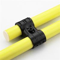 China SPCC JYJ-26 Metal Pipe Joints With Clip Set Electroplate Metal Tube Clips for sale
