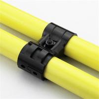 China SPCC JYJ-26 Metal Pipe Joints With Clip Set Electroplate Metal Tube Clips for sale