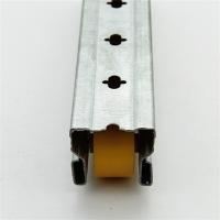 China Yellow Wheel JY 2046A Metal Roller Track SGCC Roller Channel Track for sale