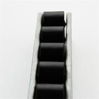 China Black JY 2046F Metal Roller Track PP Wheel Aluminium Roller Track for sale