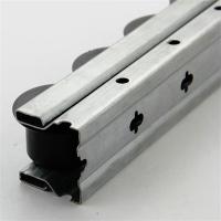 China JY 2049B SGCC Galvanized Steel Roller Track With Black Flange Wheel for sale