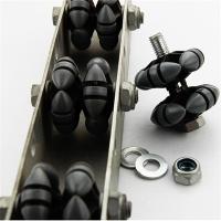 China JY2047 Universal Metal Roller Track 49mm Dia Roller Channel Track for sale