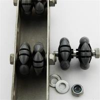 China JY2047 Universal Metal Roller Track 49mm Dia Roller Channel Track for sale