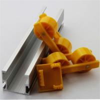 China Width 39mm JY 2045C Aluminum Roller Track PP Roller Rail Track for sale