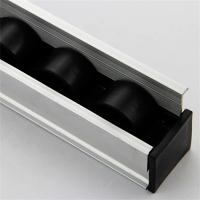 China Black Wheel JY2045D 4M Aluminum Roller Track pallet roller track for sale