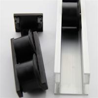 China ESD 6063 Aluminum Flow Roller Track JY 2049A With Flange for sale