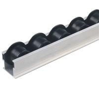 China ESD 6063 Aluminum Flow Roller Track JY 2049A With Flange for sale
