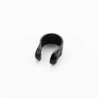 China Black JY-28 Metal Pipe Clips Zinc Plated SPCC Metal Tube Clips for sale