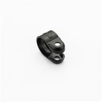China Black JY-28 Metal Pipe Clips Zinc Plated SPCC Metal Tube Clips for sale