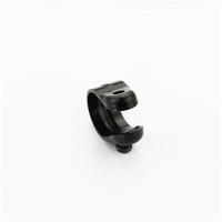 China Black JY-28 Metal Pipe Clips Zinc Plated SPCC Metal Tube Clips for sale
