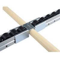 China 2.5mm SPCC Slide Rail Joint JY-2044EE Skate Rail Double Joint for sale