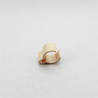 China Beige Plastic Tube Connectors JY A013 ABS Plastic C Clamp For Pipe for sale