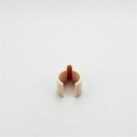 China Beige Plastic Tube Connectors JY A013 ABS Plastic C Clamp For Pipe for sale