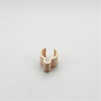 China Beige Plastic Tube Connectors JY A013 ABS Plastic C Clamp For Pipe for sale