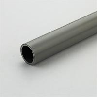 China Sliver Grey SPCC PE Coated Lean Tube JY-4000YS-P 4M / Per Bar for sale