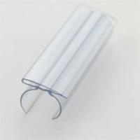 China Transparent PVC ES2082 Plastic Rail For OD 28mm Coated Pipe for sale