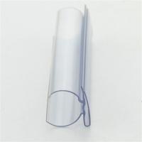 China Transparent PVC ES2082 Plastic Rail For OD 28mm Coated Pipe for sale