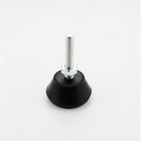 China Black JY-1209A ABS Steel Foot Cup For OD 28mm Pipe Rack for sale