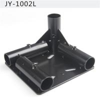 China Pipe Rack SPCC JY-1002L Black Metal Base 28mm Diameter for sale