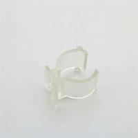 China JY-120 28mm PP Plastic Pipe Clamp Fittings For Label Holder for sale