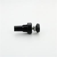 China Black ABS Steel JY-1200L Plastic Pipe Foot Cup 28mm Dia for sale