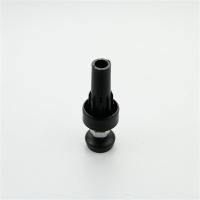 China Black ABS Steel JY-1200L Plastic Pipe Foot Cup 28mm Dia for sale