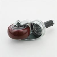 China JY 100KG 130KG PVC Caster Wheels M12 Threaded Stem Swivel Caster for sale