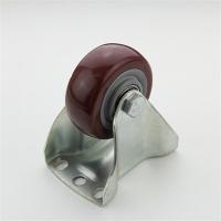 China Plate Swivel PVC Threaded Caster Wheels 90KG M12 Castor Wheels for sale