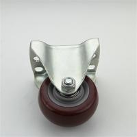 China Plate Swivel PVC Threaded Caster Wheels 90KG M12 Castor Wheels for sale