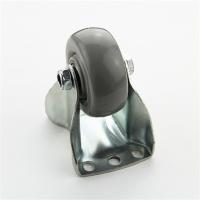 China 12mm PVC Storage Rack Caster Wheels 130KG Non Marking Castors for sale