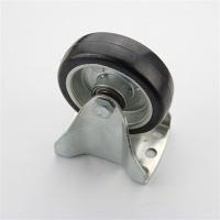 China Conductive Iron Core Rubber Swivel Caster 120KG Anti Static Caster Wheels for sale