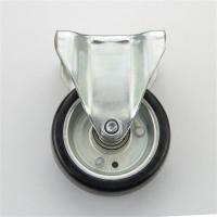 China Conductive Iron Core Rubber Swivel Caster 120KG Anti Static Caster Wheels for sale