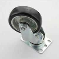 China ESD Rubber 100KG 120KG 3 Inch Swivel Casters With Brake For Office Chairs for sale