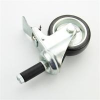 China Stem Swivel 5'' ESD Anti Static Caster Wheels 120KG With Front Iron Brake for sale