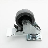 China Workshop Conductive ESD Caster Wheels 125KG Capacity 4 Inch Swivel Brake for sale